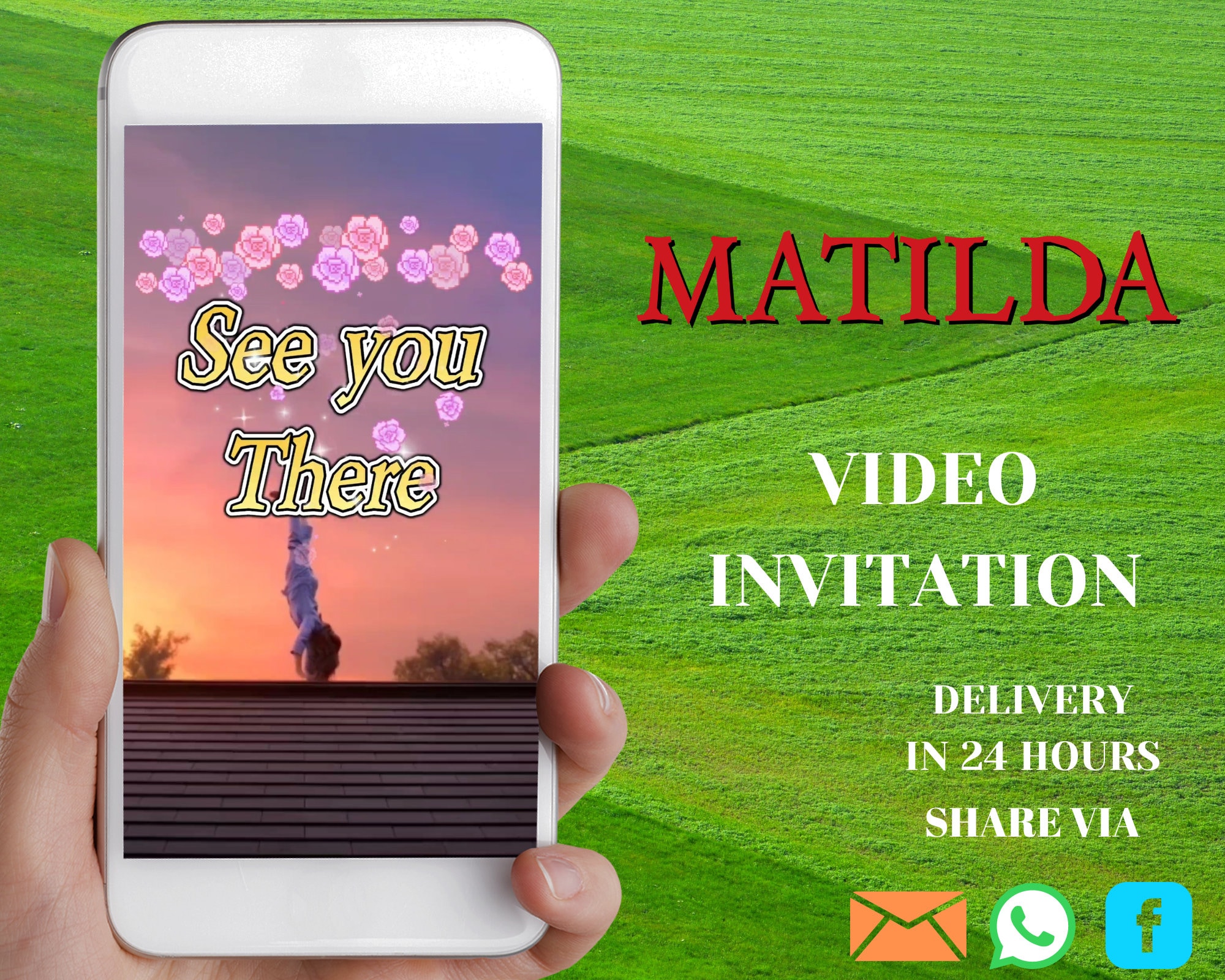 Matilda Movie Birthday Video Invitation, Matilda Video Invitation ...