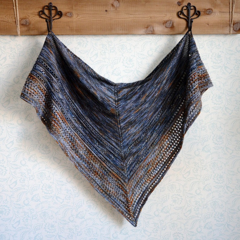 Knitting Pattern (PDF) - Country Song Shawl - Beginner Knitting Pattern ...