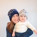 Knitting Pattern (PDF) - Winter Storm Hat - Two Color Matching Hats for ...