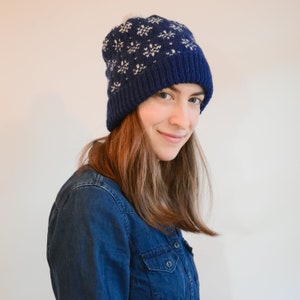 Knitting Pattern (PDF) - Winter Storm Hat - Two Color Matching Hats for ...