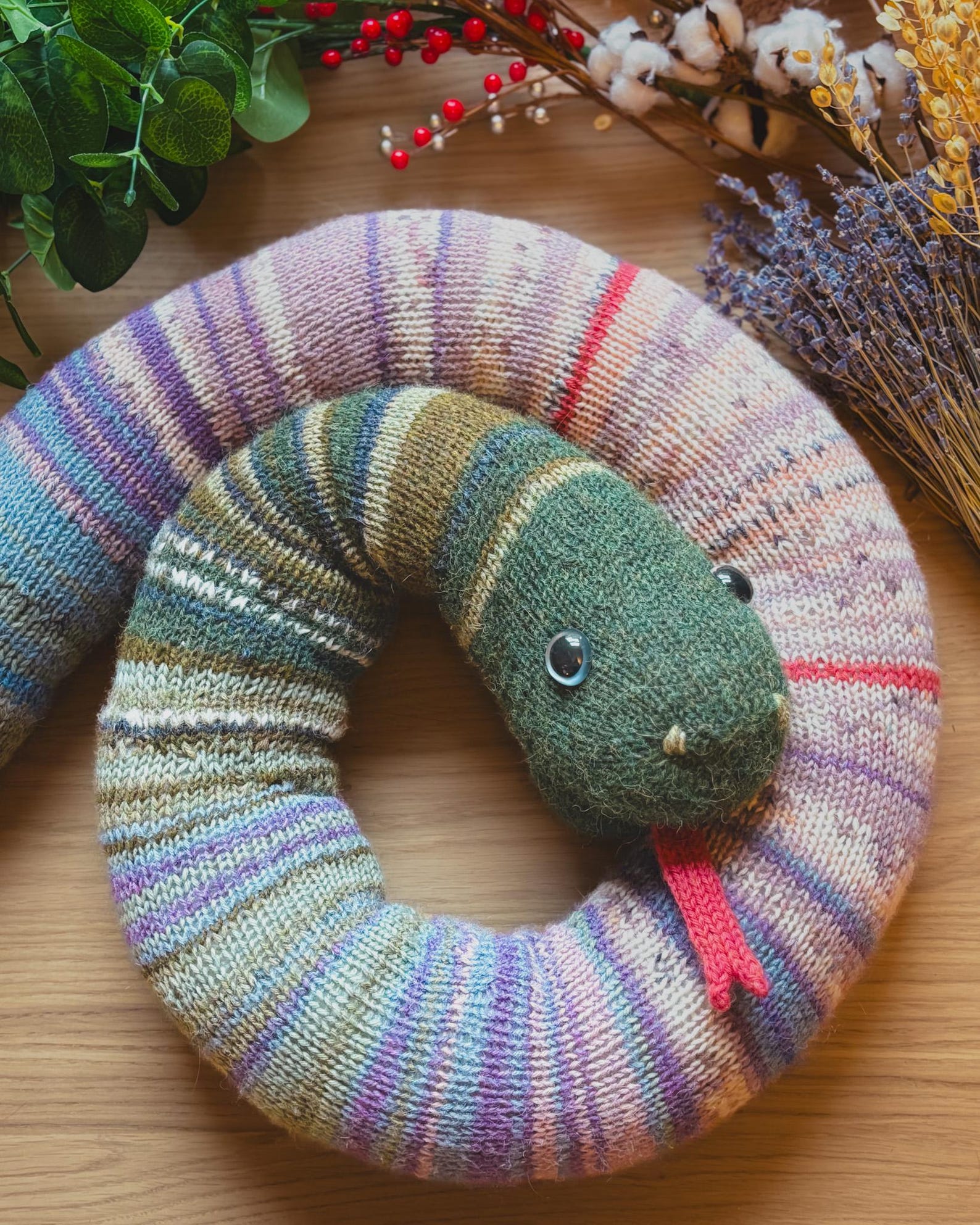 Temperature Snake Knitting Pattern: Year-long Fun, Daily Project ...