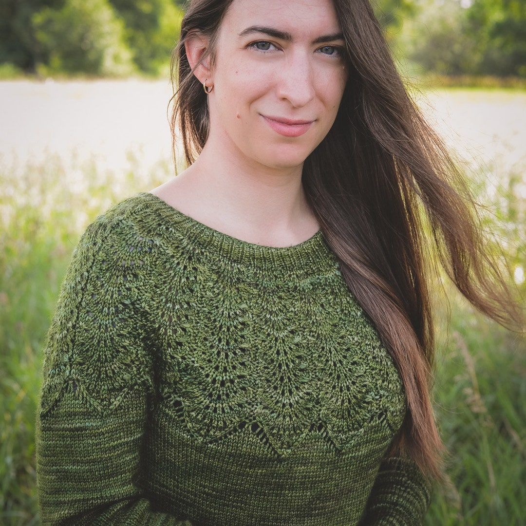 Knitting Pattern (PDF) - Pine Cone Sweater - Knitting Pattern for a ...