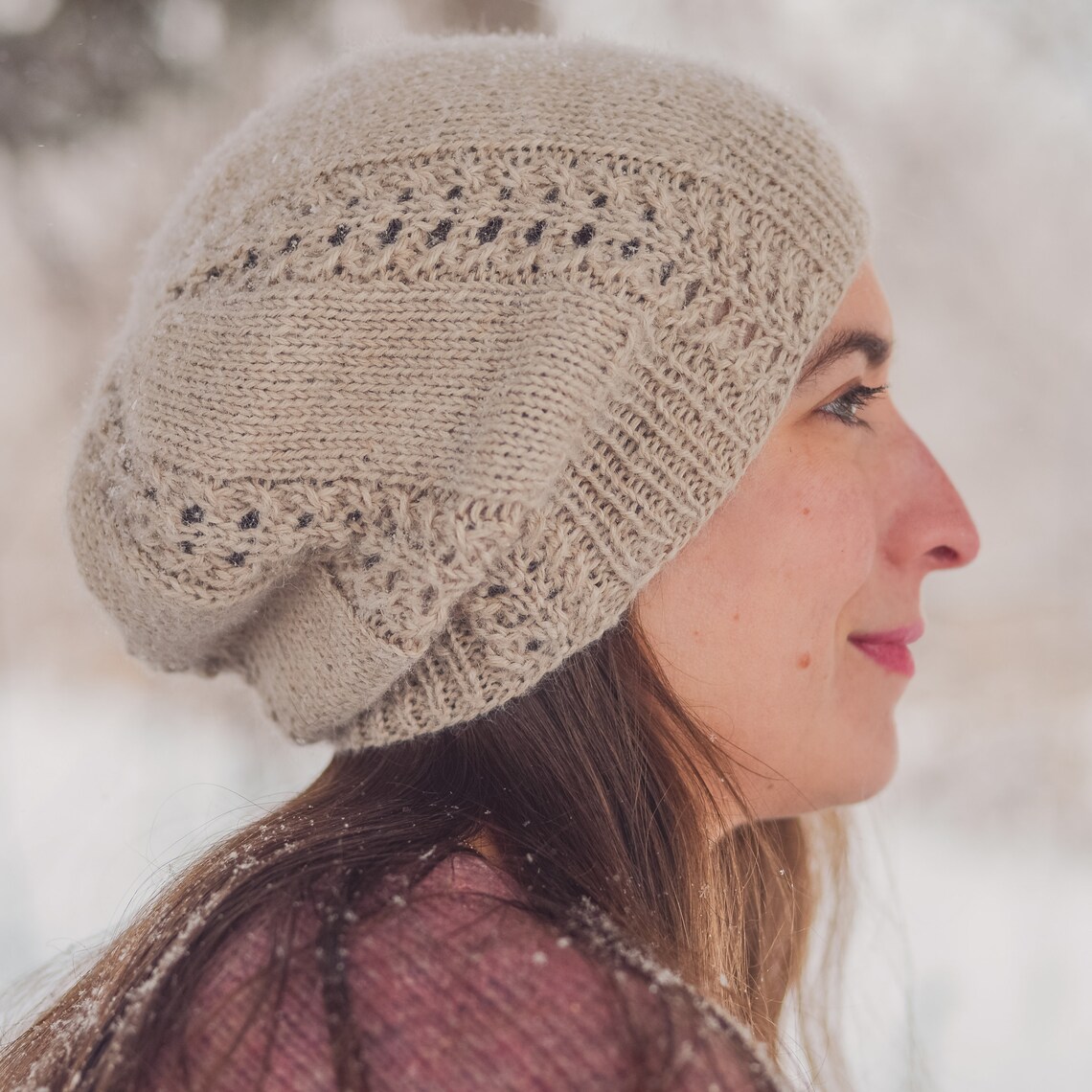 Knitting Pattern - Cedar Hat - Easy Lace Hat for Children Girls Women ...