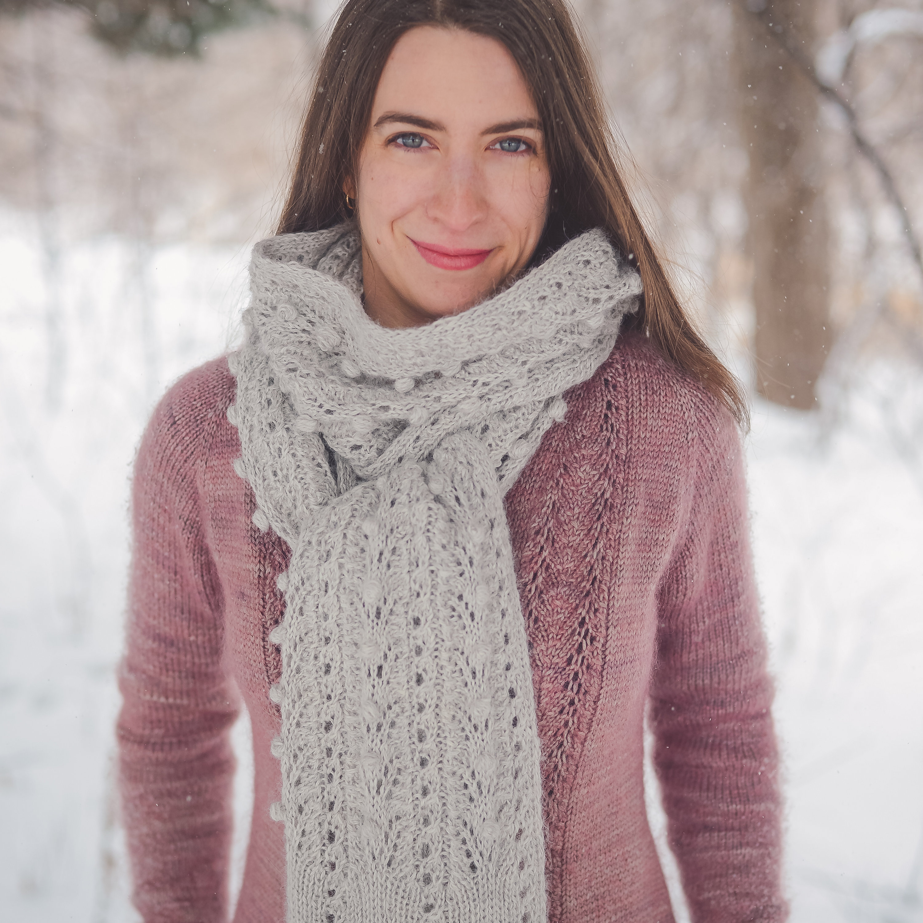 Knitting Pattern PDF Winter Wheat Scarf Customizable - Etsy