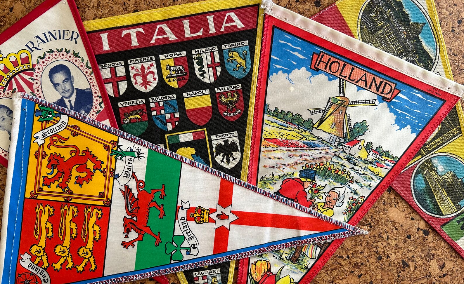 Holland Vintage Pennant Flag - Etsy