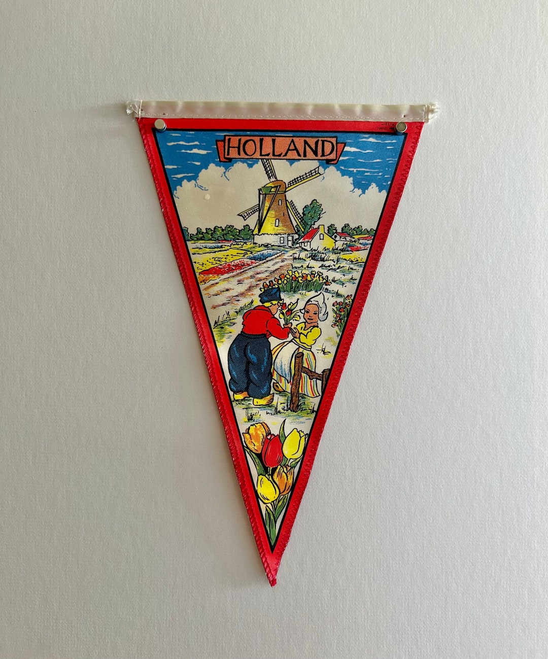 Holland Vintage Pennant Flag - Etsy