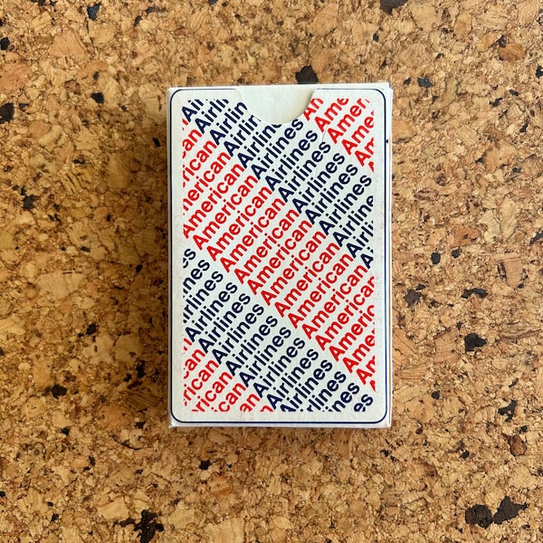 American Airlines Playing Cards - Etsy