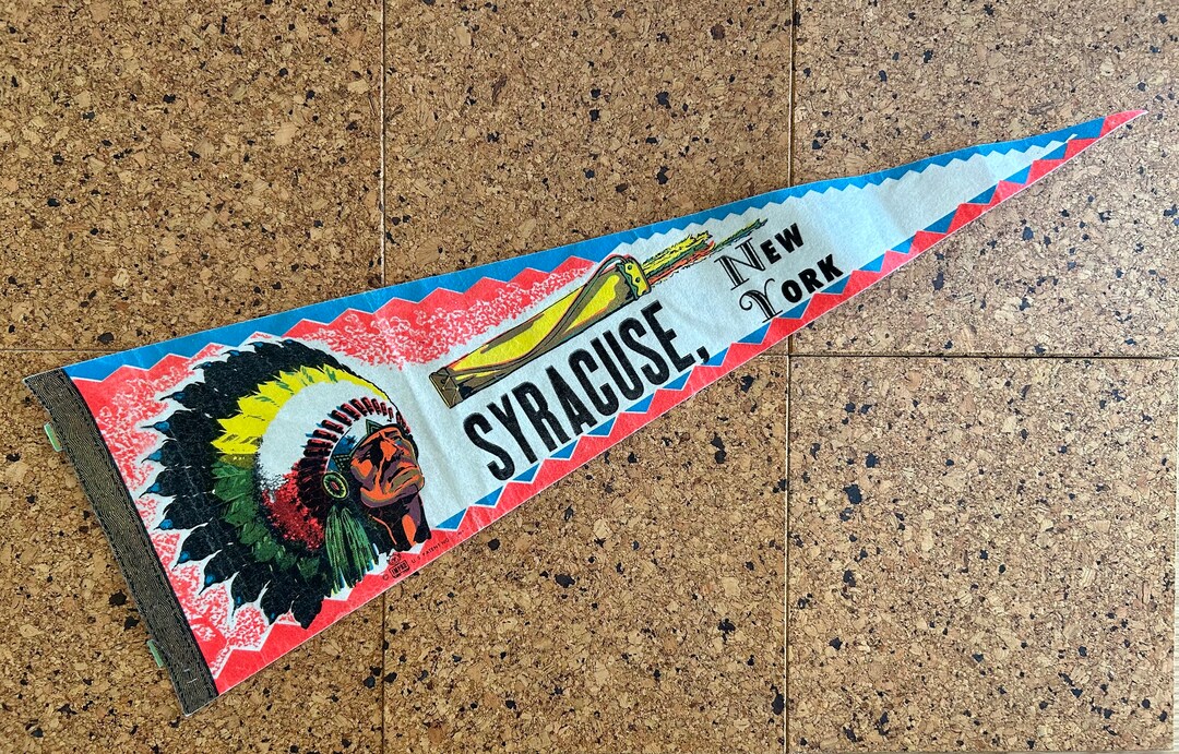 Syracuse New York Vintage Pennant Flag - Etsy