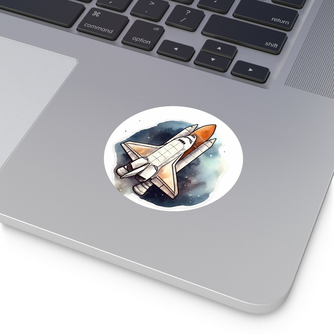 Space Shuttle Sticker, Spaceship Sticker, Sticker for Laptop, Sticker ...