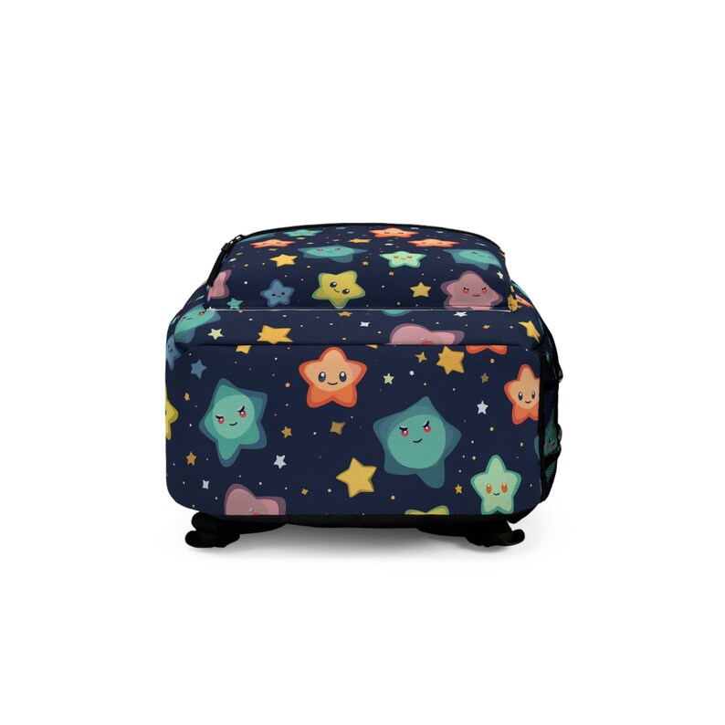 Artistic Cartoon Stars Backpack: Fun and Functional Paper Mario ...