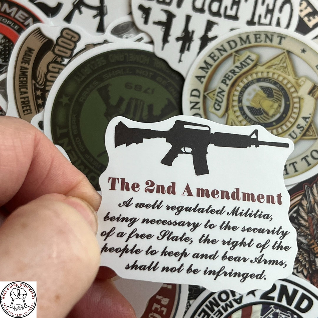 2nd Amendment Stickers, Right to Bear Arms, Random Sticker Packs 10/20 ...