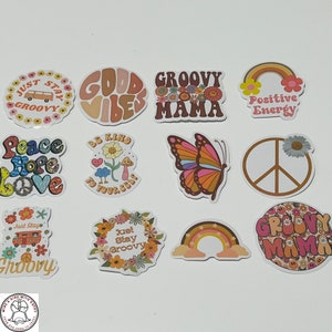 Hippie Stickers, 60's Nostalgia, 60s Boho, Random Sticker Packs 10/20 ...