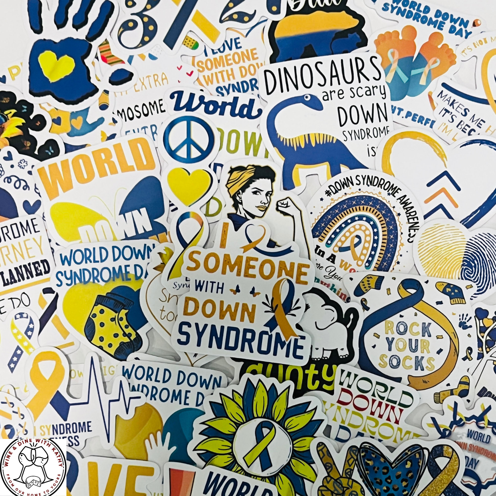 Down Syndrome Stickers, 21 Chromosome Stickers, Random Sticker Packs 10 ...