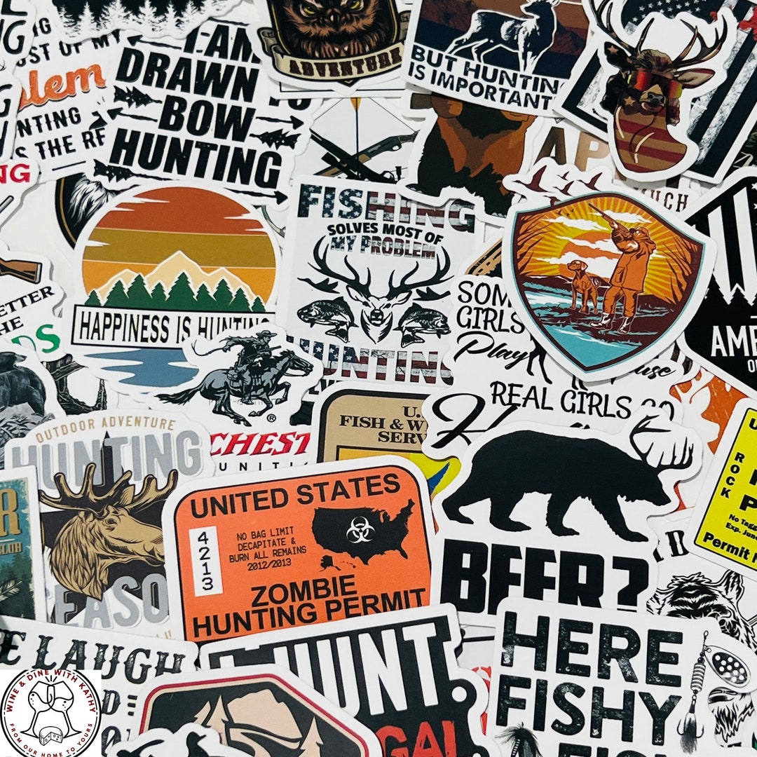 Hunting Stickers, Hunting Season, Hunting Gifts, Random Sticker Packs ...
