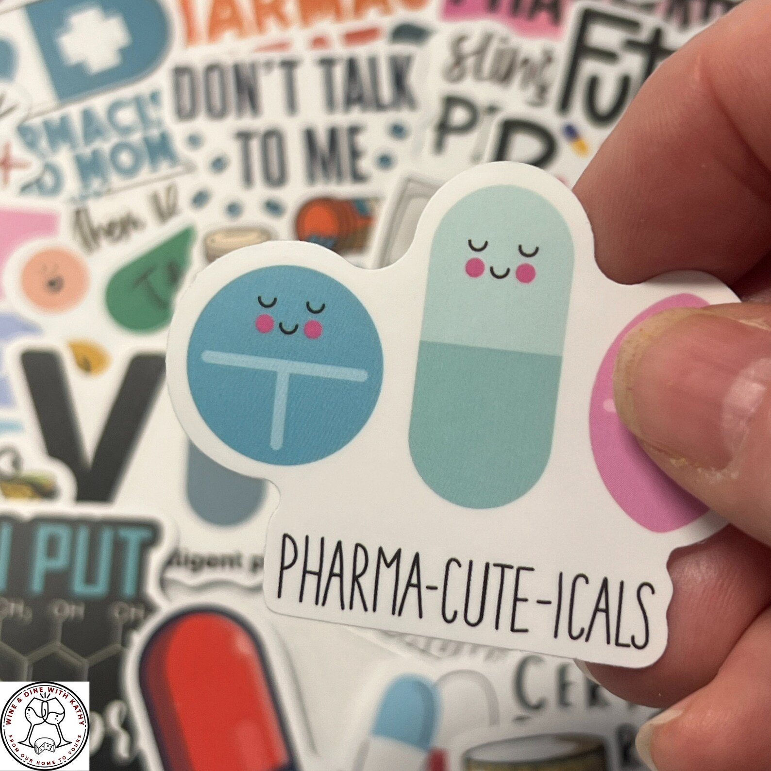 Pharmacist Stickers: Waterproof Vinyl Decals, No Repeats - Etsy