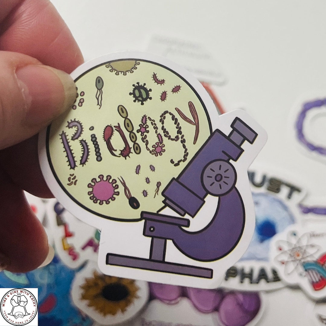 Biology Stickers, Cute Biology Stickers, Random Sticker Packs 10/20/50 ...