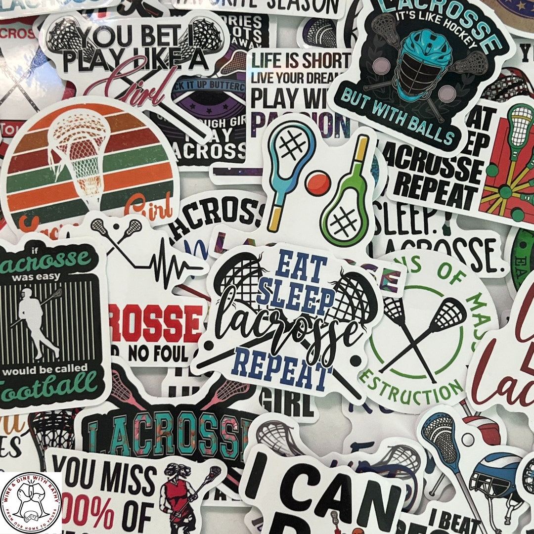 Lacrosse Girls Stickers, Girls Lacrosse Stickers, Random Sticker Packs ...