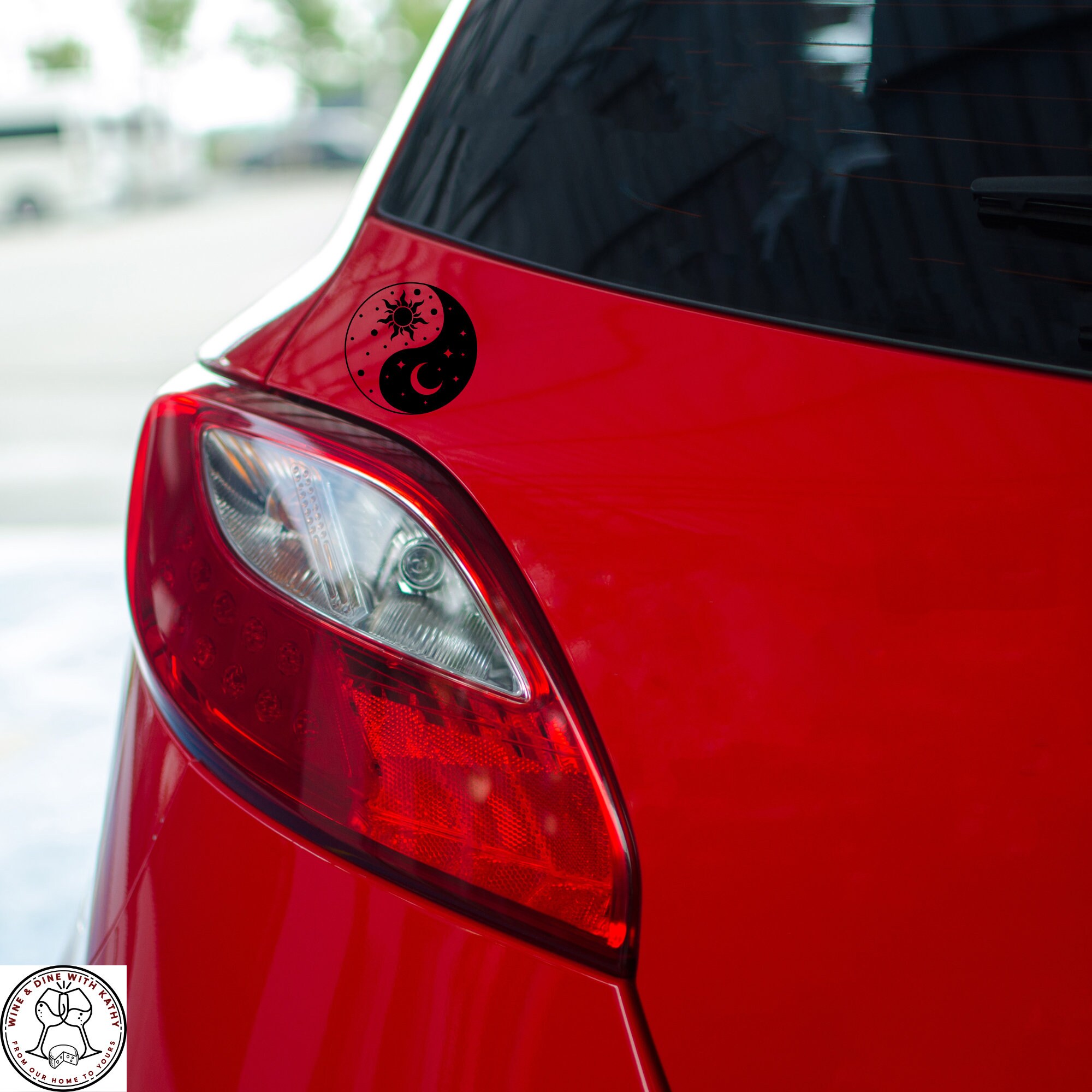Yin Yang Decal, Yin Yang Symbol Decal,car Decal, Wall Decal, Indoor ...