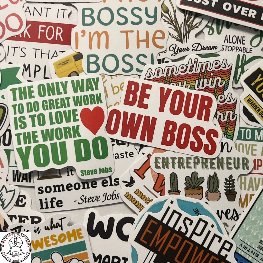 Entrepreneur Stickers, Boss Stickers, Random Sticker Packs 10/20/50 ...