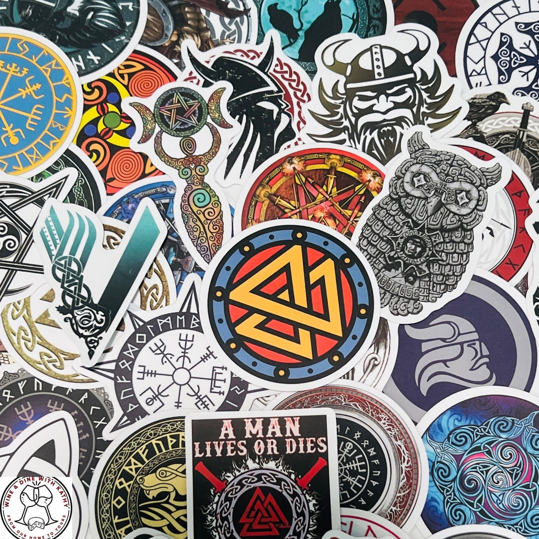 Viking Graffiti Stickers, Norse Stickers, Random Sticker Packs 10/20/50 ...