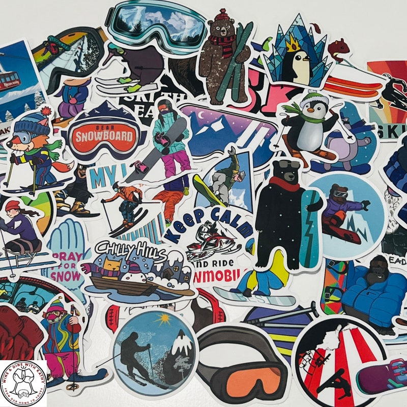 Snowboard Stickers - Etsy