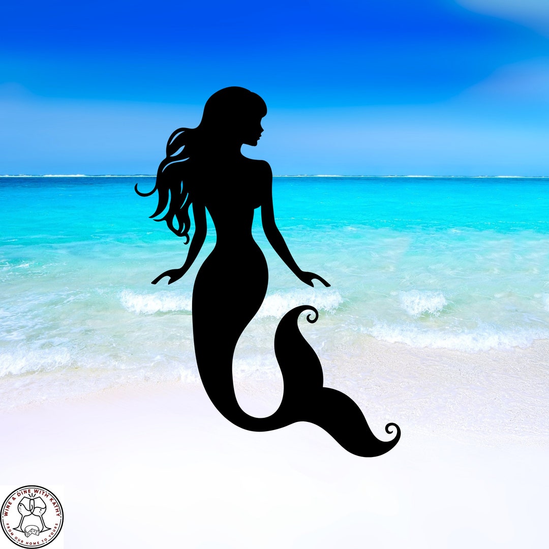 Mermaid Decal, Mermaid Decor, Ocean Decor, Car Decal, Wall Decal ...