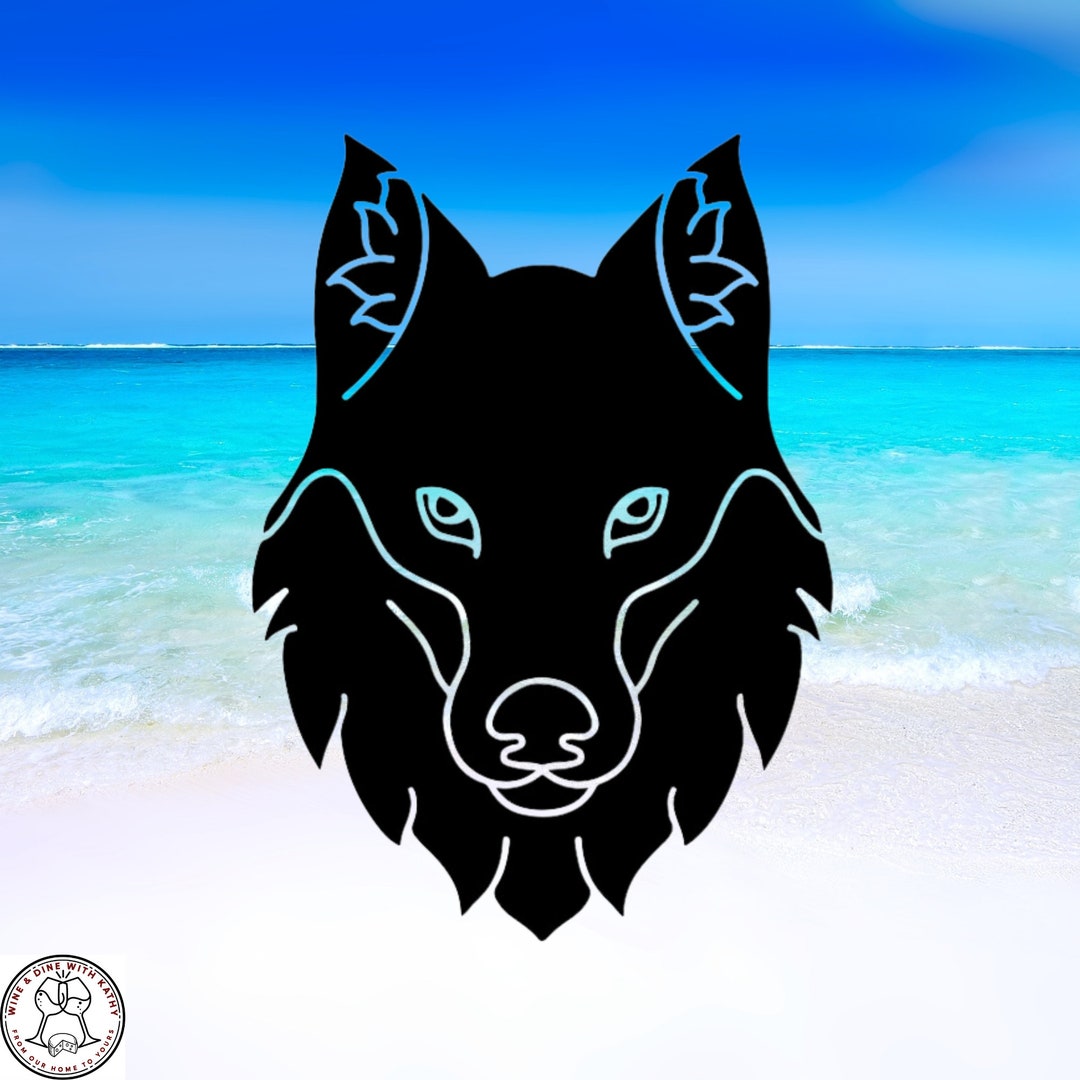 Wolf Decal, Wolf Head Decal, Wolf Face Decal, Car Decal, Wall Decal ...