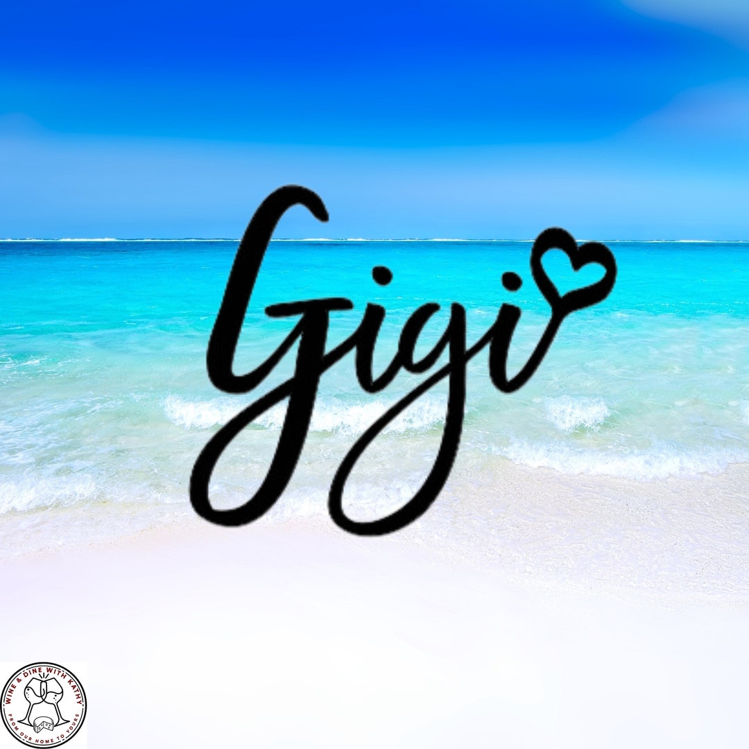 Gigi Decal, Love Gigi Decal, Grandmothers Day, Car Decal, Wall Decal ...