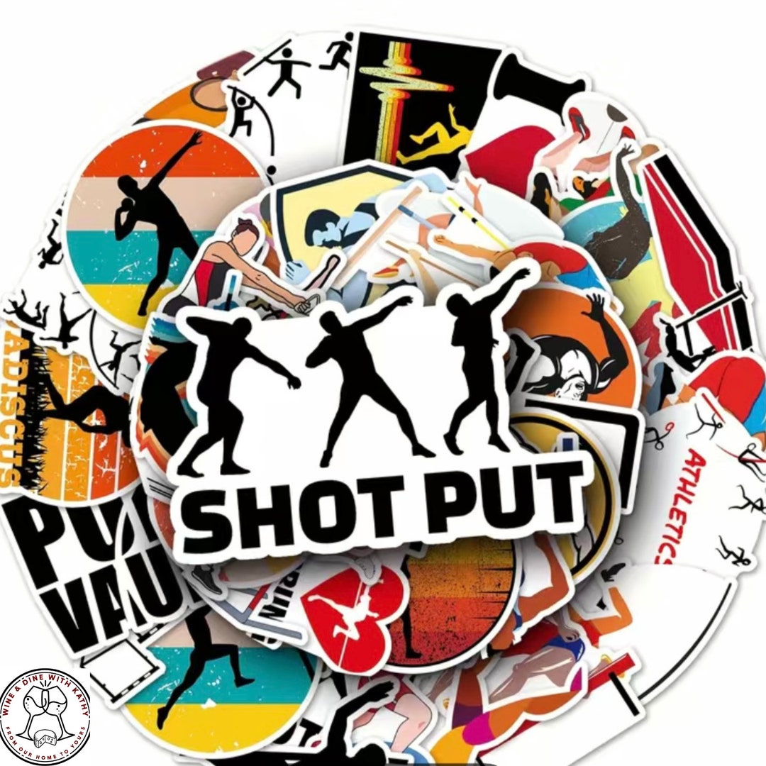 Track & Field Stickers Track Stickers Random Sticker Packs - Etsy