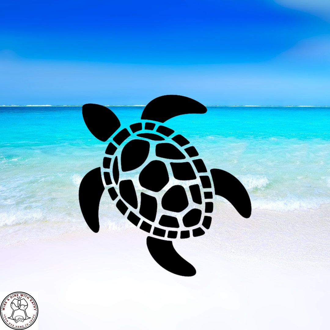 Turtle Decal, Sea Turtle Decal, Turtle Sticker, Car Decal, Wall Decal ...