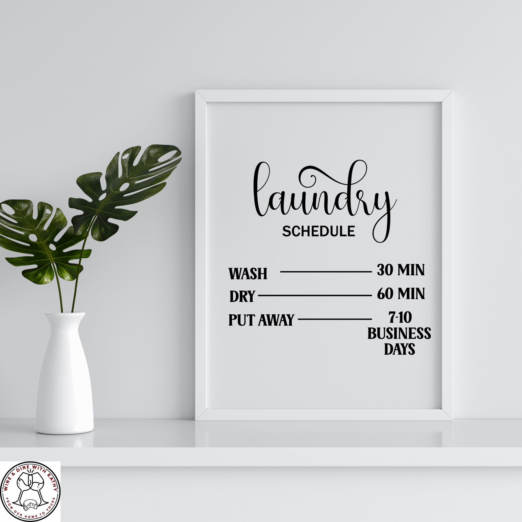 Laundry Decal, Laundry Room Decal, Car Decal, Wall Decal, Indoor ...