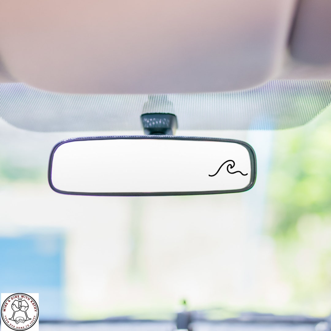 Wave Mini Decal, Ocean Wave Decal, Rearview Mirror Decal, Mini Decal ...