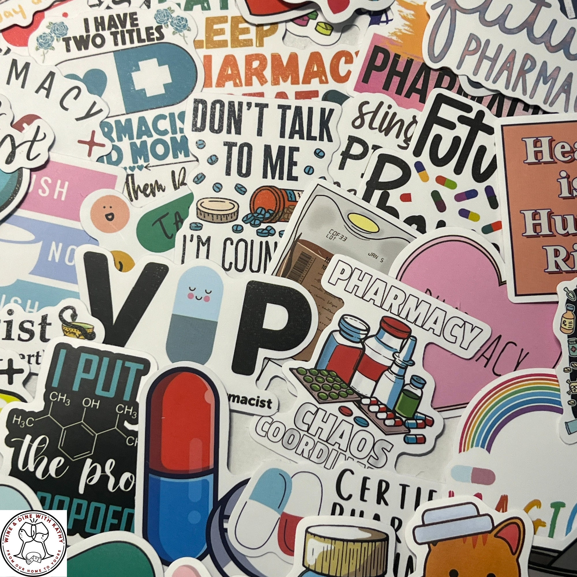 Pharmacist Stickers, Pharmacy Stickers, Random Sticker Packs 10/20/50 ...