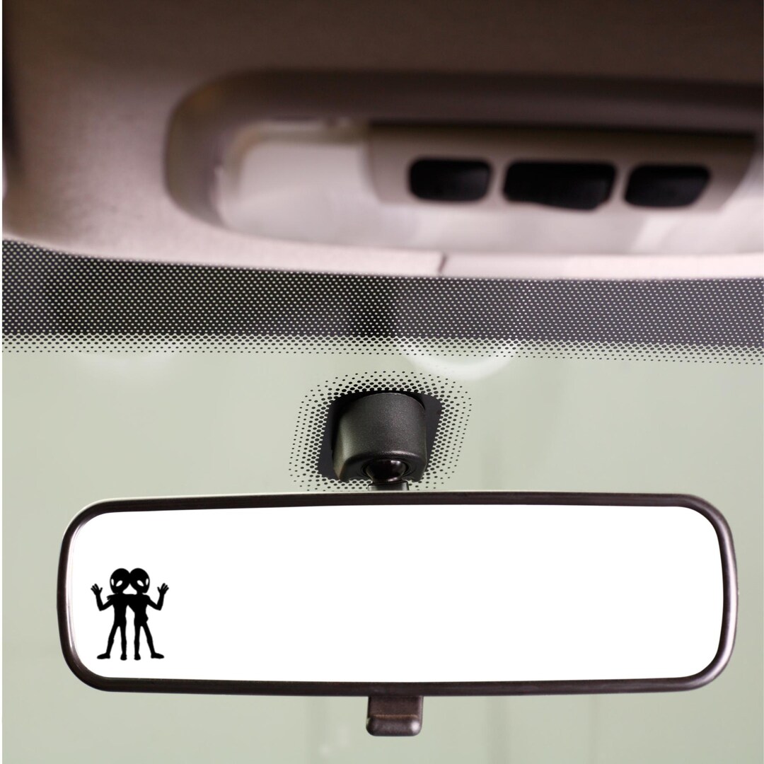 Alien Friends Mini Decal, Mini Decal, Rearview Mirror Decal, Mini Decal ...