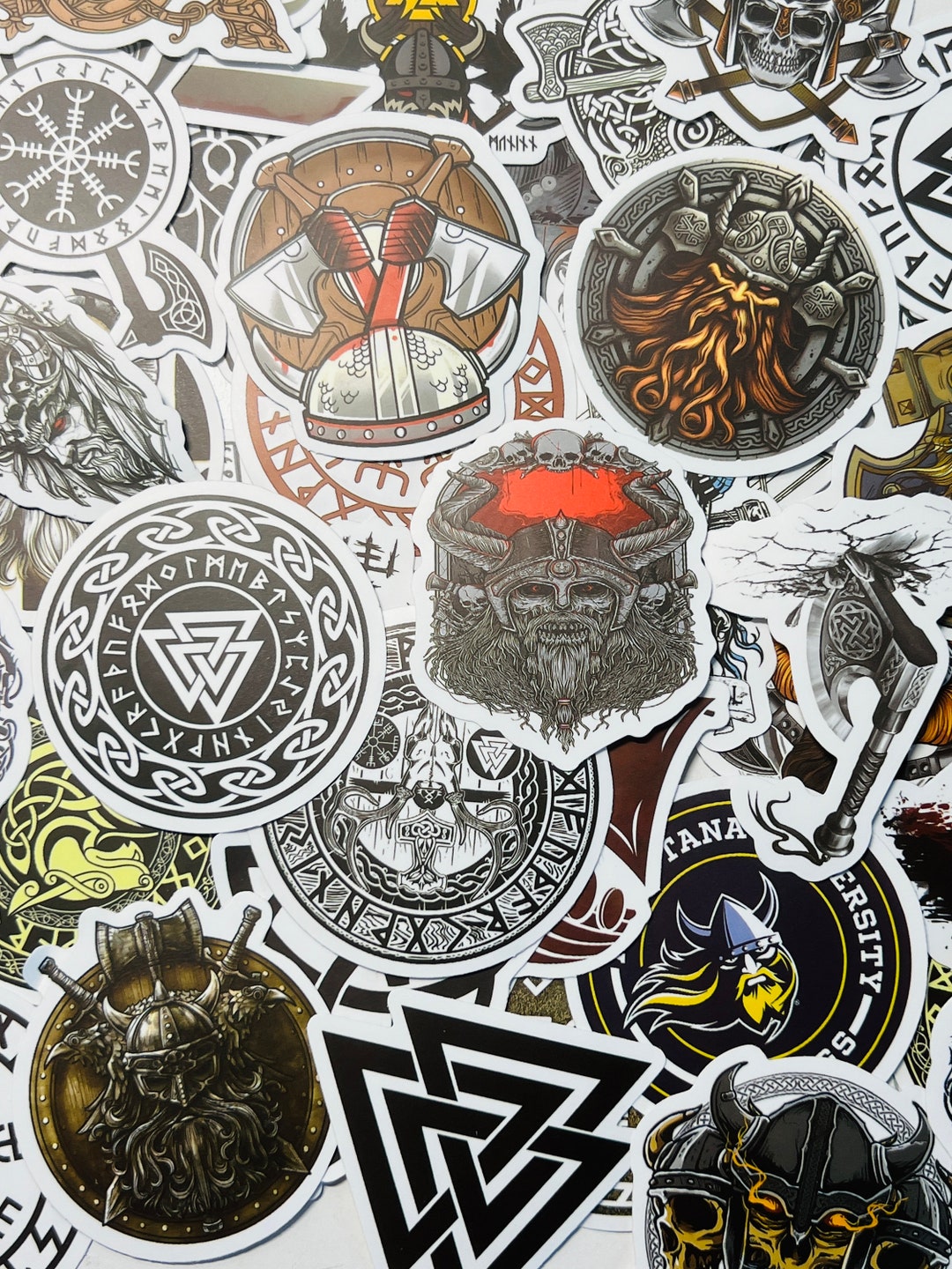 Viking Stickers, Norse Stickers, Rune Decor, Random Sticker Packs 10/20 ...