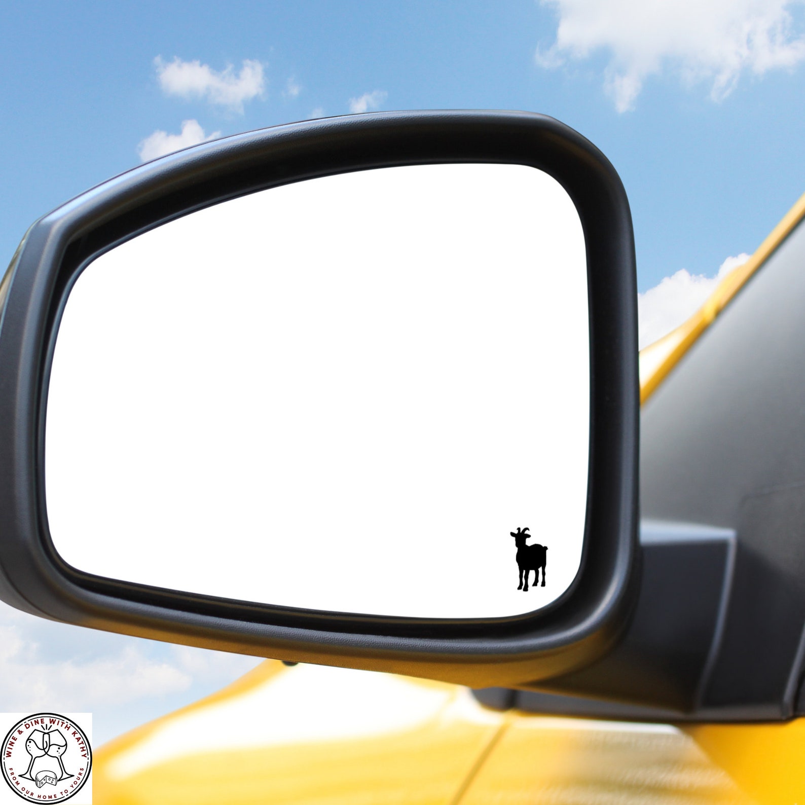 Goat Mini Decal, Billy Goat Mini Decal, Rearview Mirror Decal, Mini ...