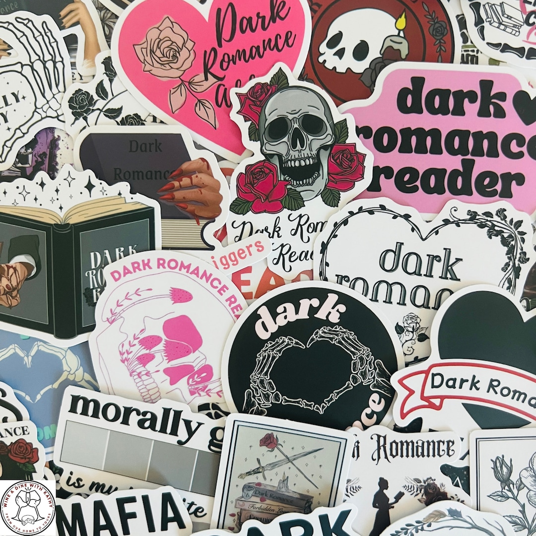Dark Romance Book Stickers, Villian Romance Stickers, Sticker Packs 10 ...