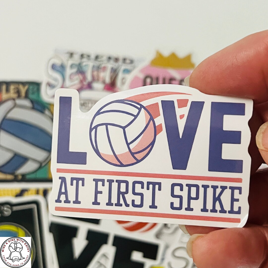 Womens Volleyball Stickers, Girls Volleyball, Random Sticker Packs 10 ...