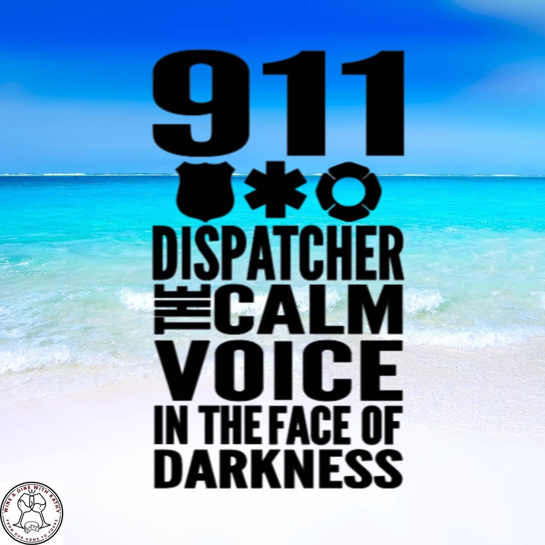 911 Dispatcher Calm Voice in the Face of Darkness Decal Listing, Car ...