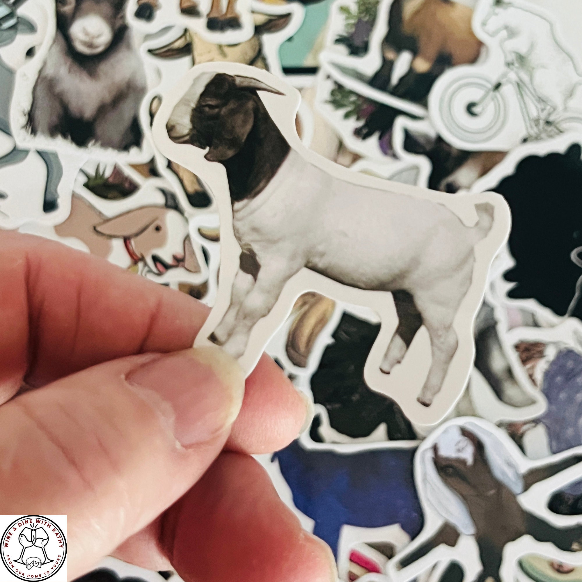 Goat Stickers, Cute Goat Stickers, Random Sticker Packs 10/20/50 Pieces ...