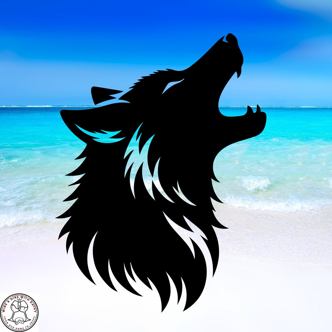 Wolf Head Decal, Wolf Decal, Wolf Howling, Car Decal, Wall Decal ...