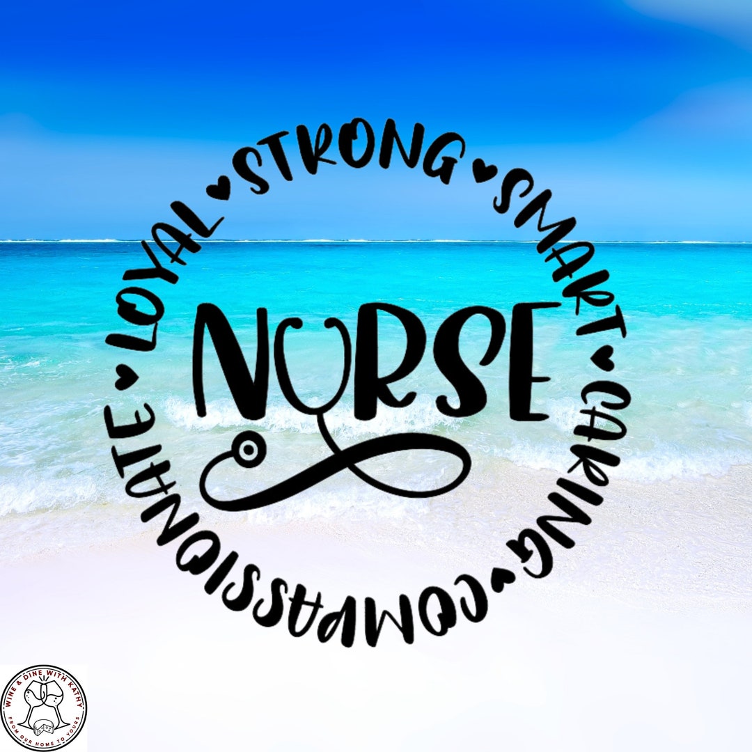 Nursing Decal, Nurse Decal, Registered Nurse, Car Decal, Wall Decal ...