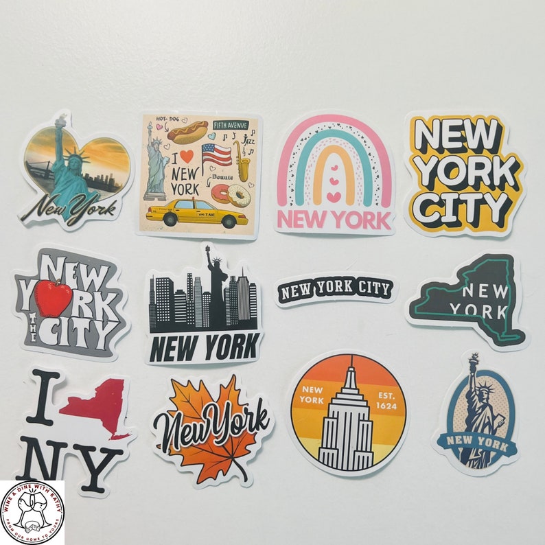 New York New York Stickers, New York Stickers, Random Sticker Packs 10 ...