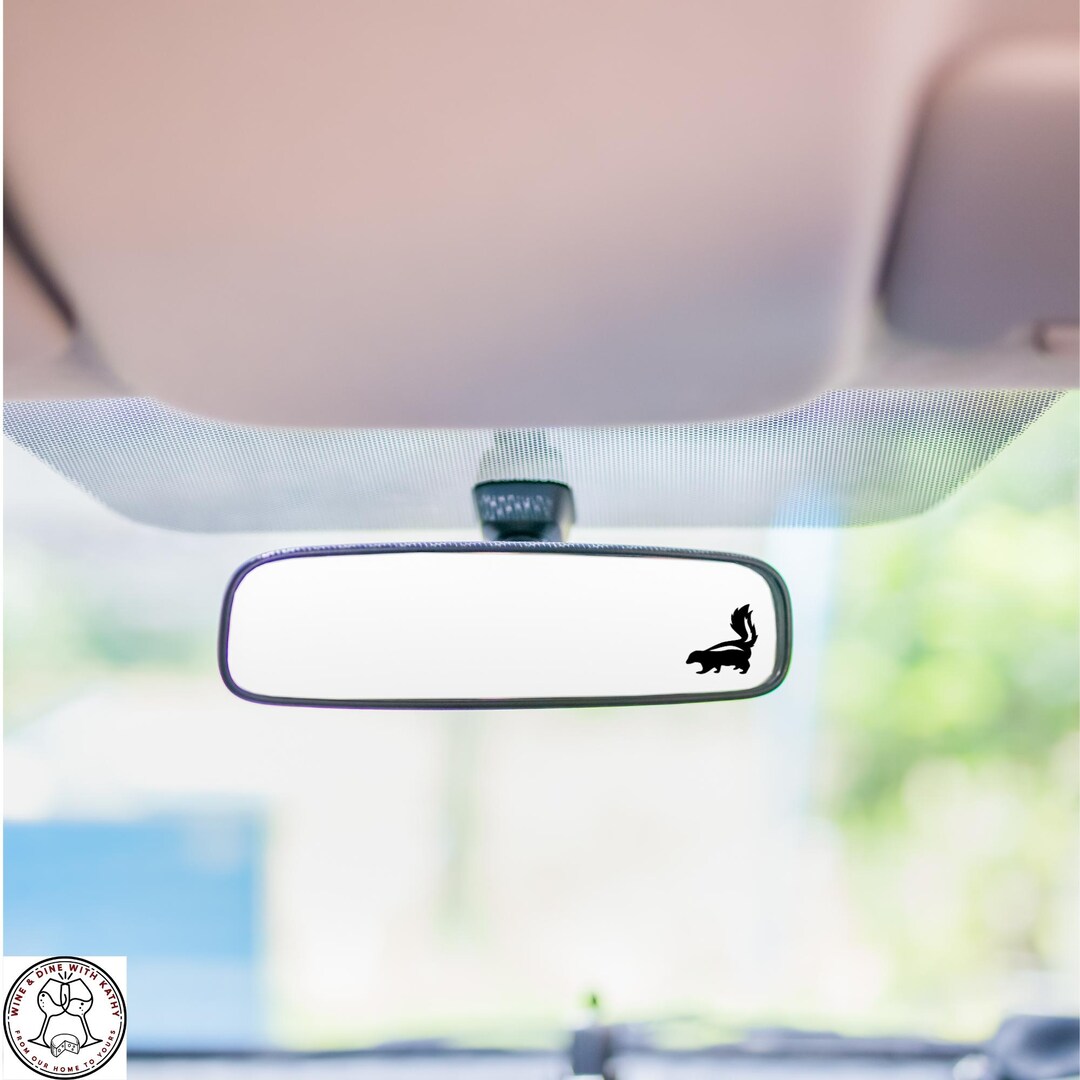 Skunk Mini Decal, Cute Skunk Decal, Rearview Mirror Decal, Mini Decal ...