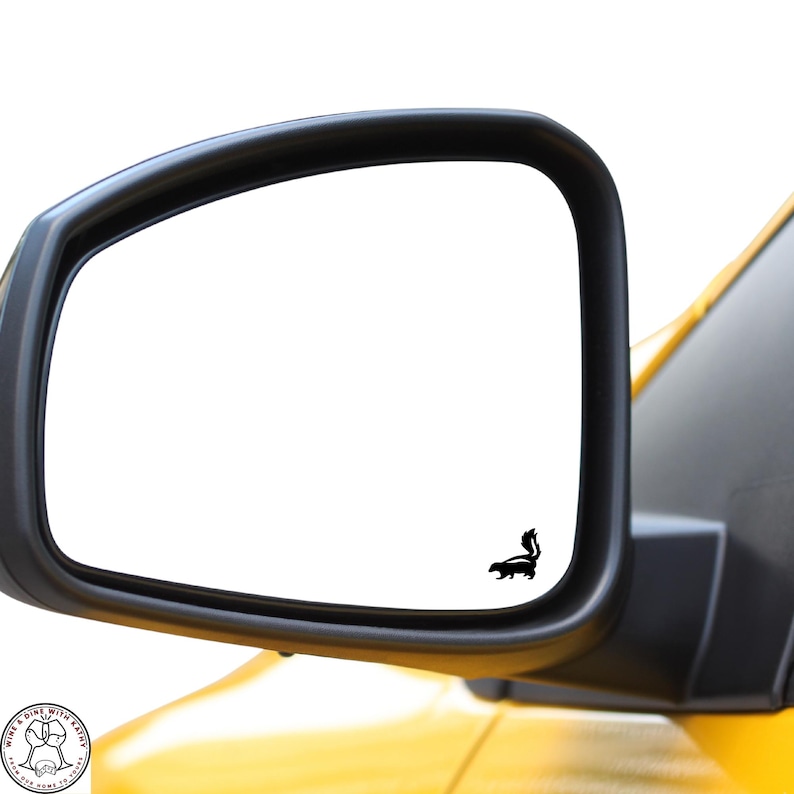 Skunk Mini Decal, Cute Skunk Decal, Rearview Mirror Decal, Mini Decal ...