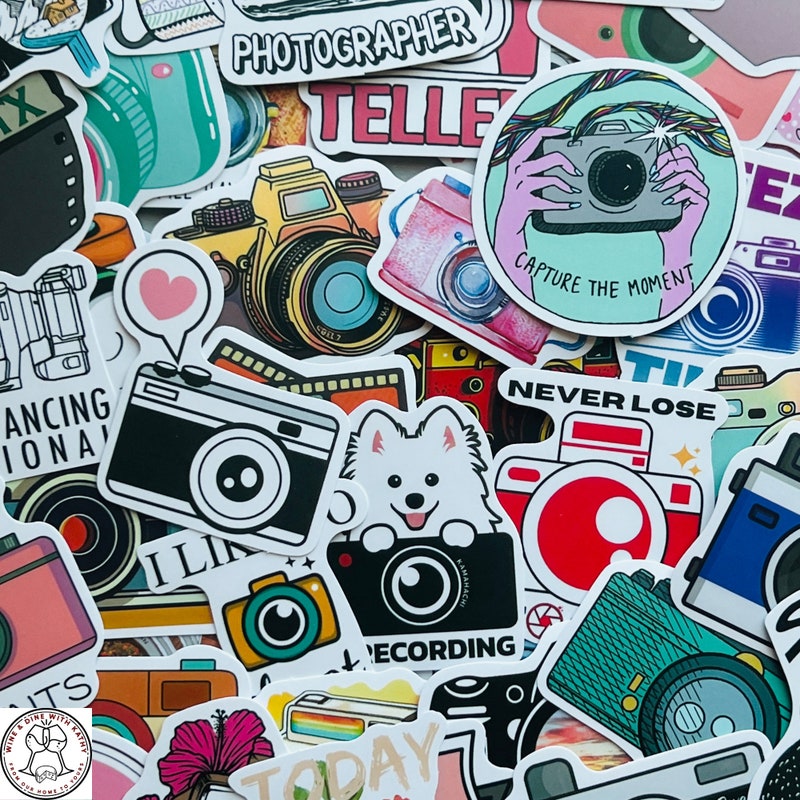 Camera Stickers - Etsy