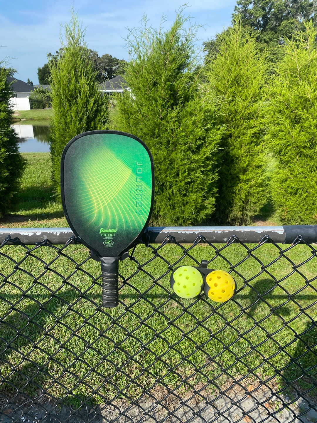 3D Printed Pickle Ball Chain Link Fence Holder | Securely Mount Balls ...