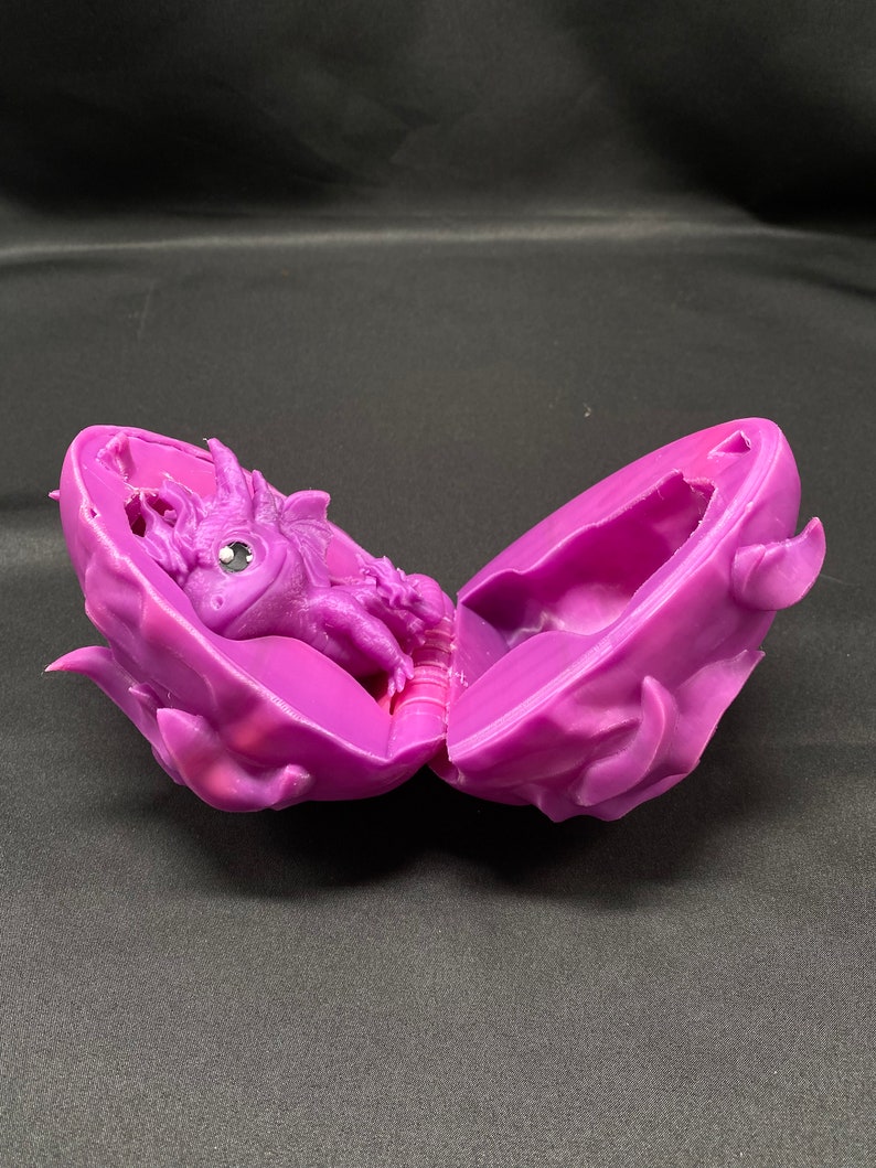 Fire Dragon Egg 3D Printed - Etsy
