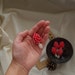 Silk Toadstool Brooch Embroidered With Glass Beads a Unique - Etsy