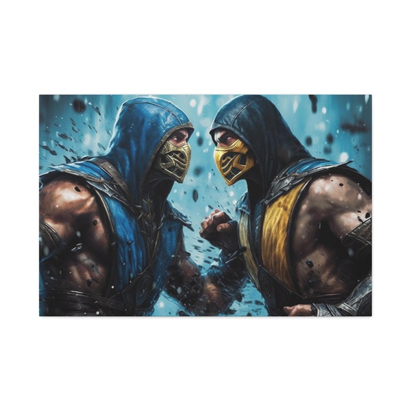 Sub Zero and Scorpion Art - Etsy